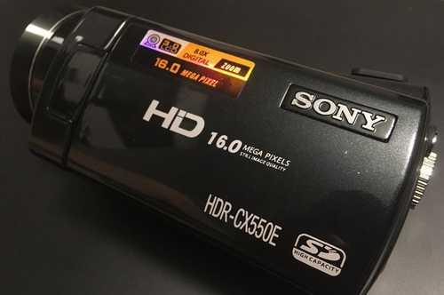 Видеокамера Sony HDR-CX550E
