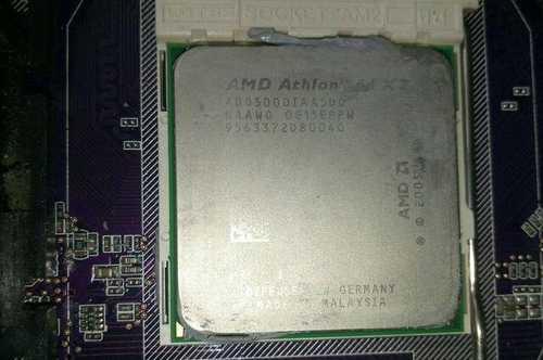Материнская плата с процессором AMD Athlon 64x2 и