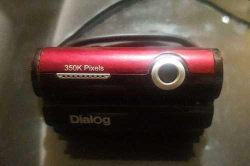 Веб-камера Dialog WC-30 U. black - 350K, встр. мик