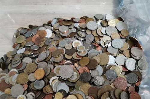 Иностранные монеты килограммами