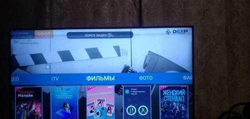 Телевизор dexp 50 дюймов smart tv | Festima.Ru - Мониторинг объявлений