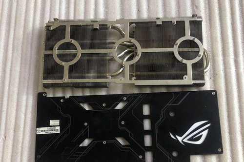 Охлаждение asus strix GTX 1070 (только радиатор и