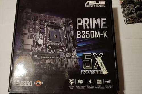 Материнская плата asus prime B350M-K