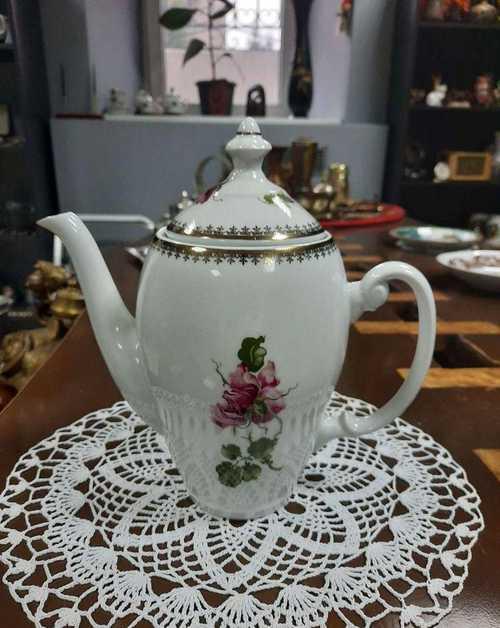 Винтажный кофейник (чайник). Польша