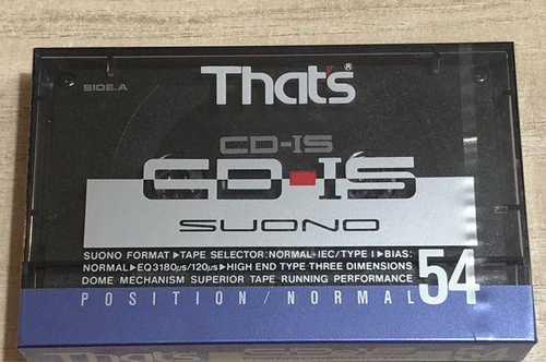 Аудиокассета Thats Suono CD-IS 54