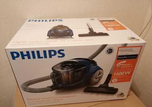 Новый запечатанный пылесос philips FC8470