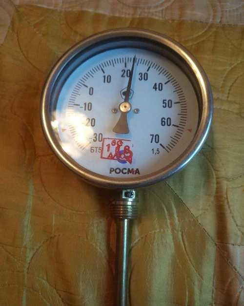Термометр бт-5 росма, радиальный