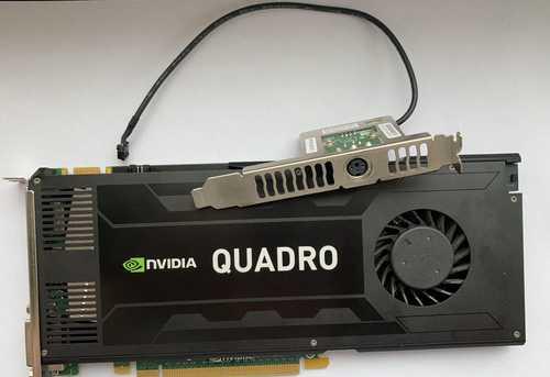 Видеокарта nvidia quadro K4000 3gb