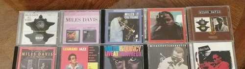 CD диски Miles Davis и Sarah Vaughan