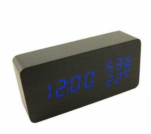 "Деревянные часы" электронные VST-862-5