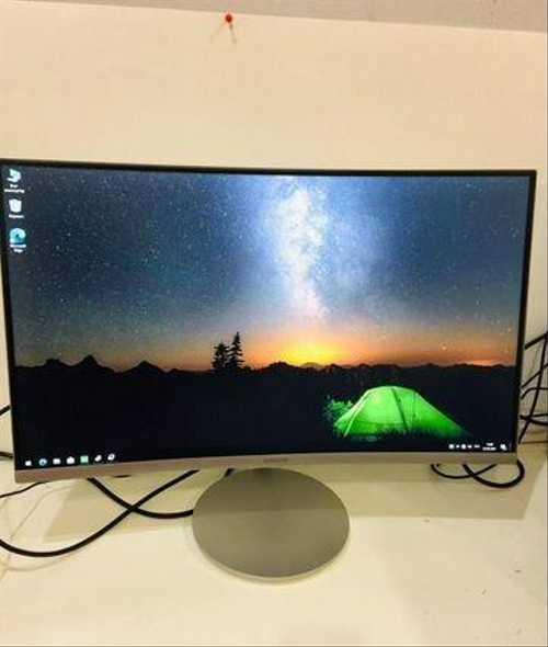 Изогнутый большой Samsung 27" FHD