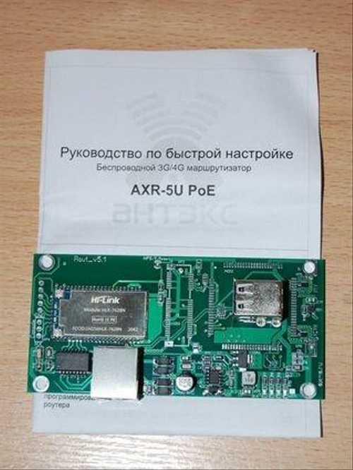 Встраиваемый 3G/4G/wifi-роутер Антэкс AXR-5U PoE