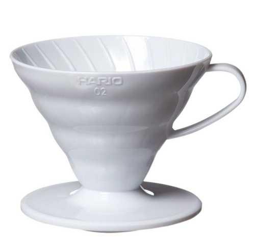 Воронка Hario V60 белый пластик