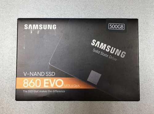 SSD диск 500гб 2.5"Samsung 860 EVO Гарантия 12мес