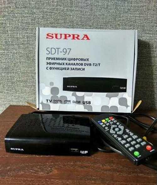 Приёмник цифровых каналов TV-тюнер Supra SDT-97