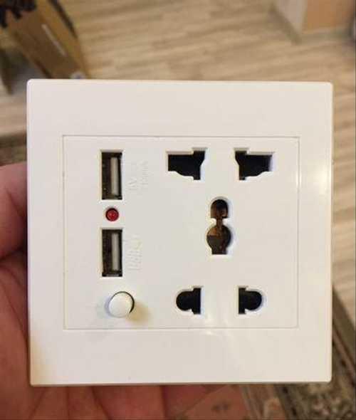 Розетка с USB