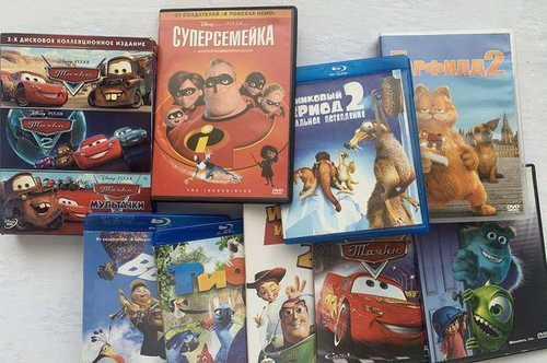 DVD диски с лучшими мультфильмами мира