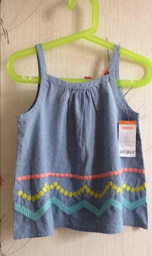 Майка Gymboree (USA) новая, размер 4-5 лет