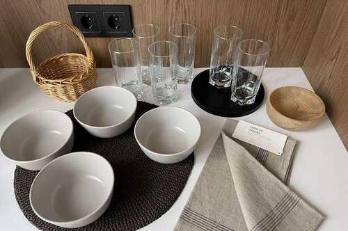 Пакетом посуда и товары для кухни Zara home, IKEA