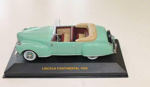 Модель Lincoln Continental 1938 от IXO Museum