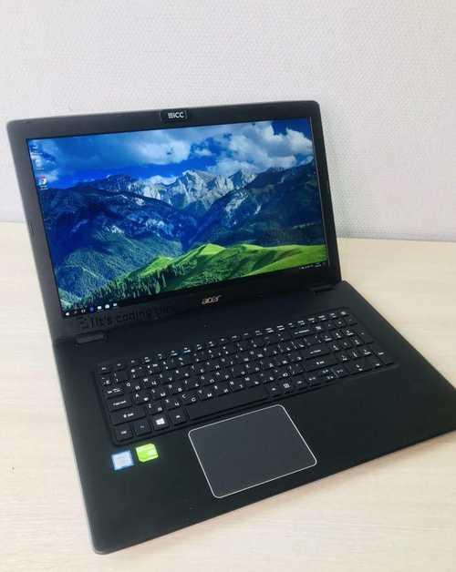 Acer 17.3 fullhd i5-7200u/8GB/940MX/256SSD