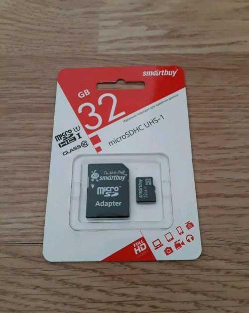 Карта памяти MicroSD 32gb