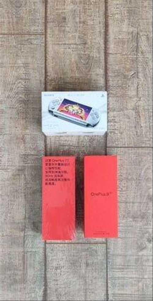 Коробка от телефона OnePlus, Sony PSP