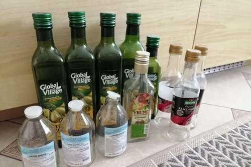 Стеклянные бутылки разные