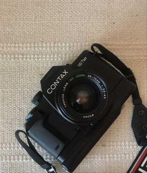 Плёночный фотоаппарат contax 167 MT