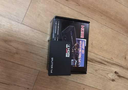 Сплиттер 1x4 порта hdmi splitter ver 1,4 1080P 4K