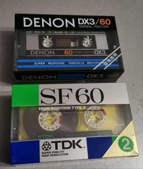 Аудиокассеты Denon, TDK 2 дуо пака