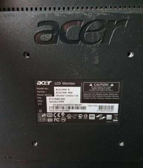 Монитор Acer 22
