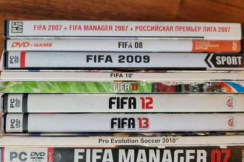 Fifa 07, 08, 09, 10, 11, 12, 13, PES 2010