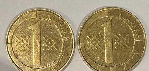 Монеты: Финляндии, Эстонии, Норвегии и Франции (об