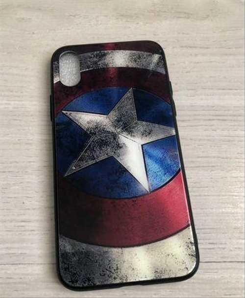 Чехол на iPhone X XS Marvel