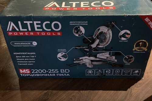 Пила торцовочная alteco 2200-255BD