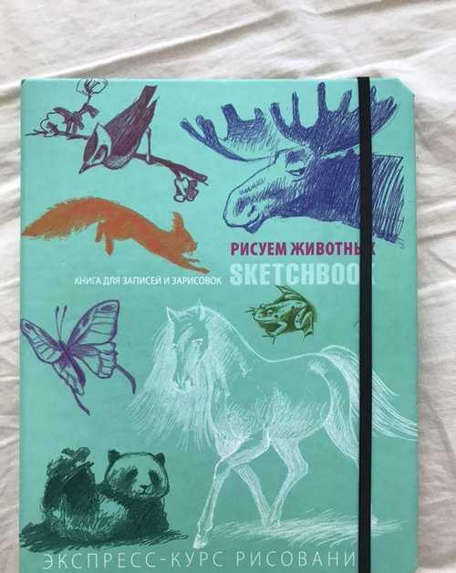 Скетчбук Sketchbook рисуем животных