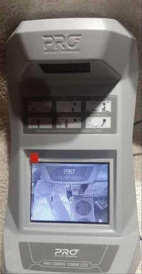 Просмотровый детектор банкнот PRO cobra 1350IR