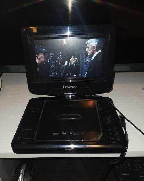 Портативный DVD CD проигрыватель и TV lazer