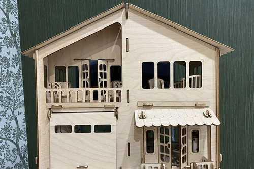 Кукольный домик "Дом с гаражом», фирмы Polly