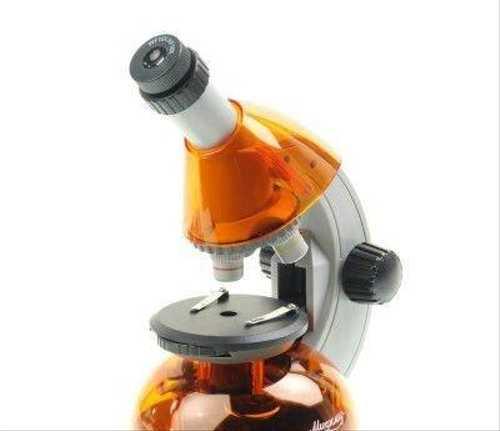 Микроскоп Микромед Атом 40x-640x (апельсин) детски