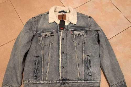 Джинсовая куртка мужская levis sherpa jacket