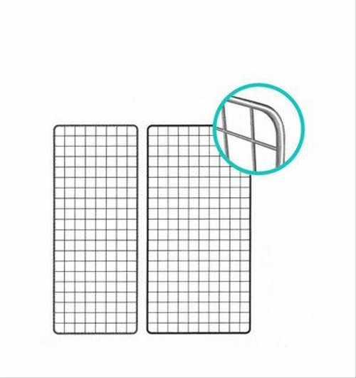 Сетка-решётка 80х200, окантовка 10 мм, ячейка 5 см