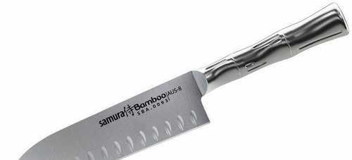 Нож сантоку Samura Bamboo SBA-0093, лезвие 13.7см