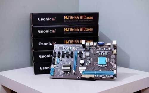 Мат. плата esonic HM65-BTC-combo + Pentium