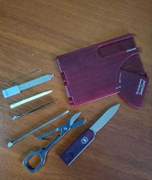 Карта-мультитул Victorinox SwissCard Ruby