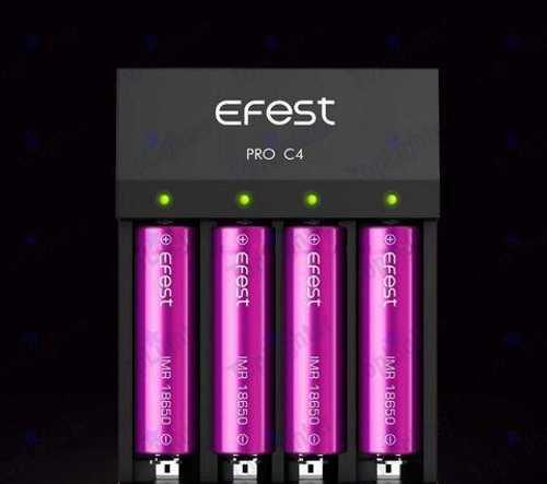 Зарядное устройство Efest PRO C4 для 18650 и други