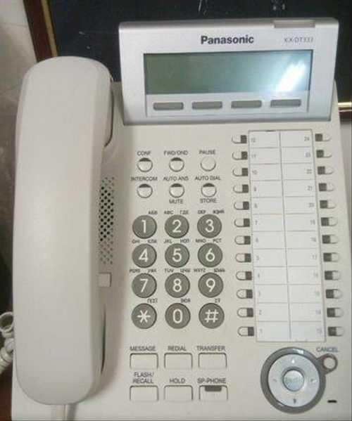 Телефон panasonic KX DX 333