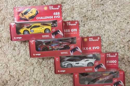 Модели Ferrari коллекция Shell Racing Legends