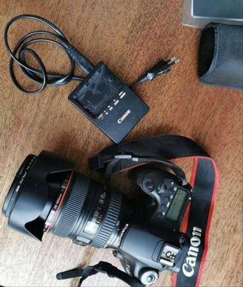 Зеркальный фотоаппарат canon 60d с объективом и вс